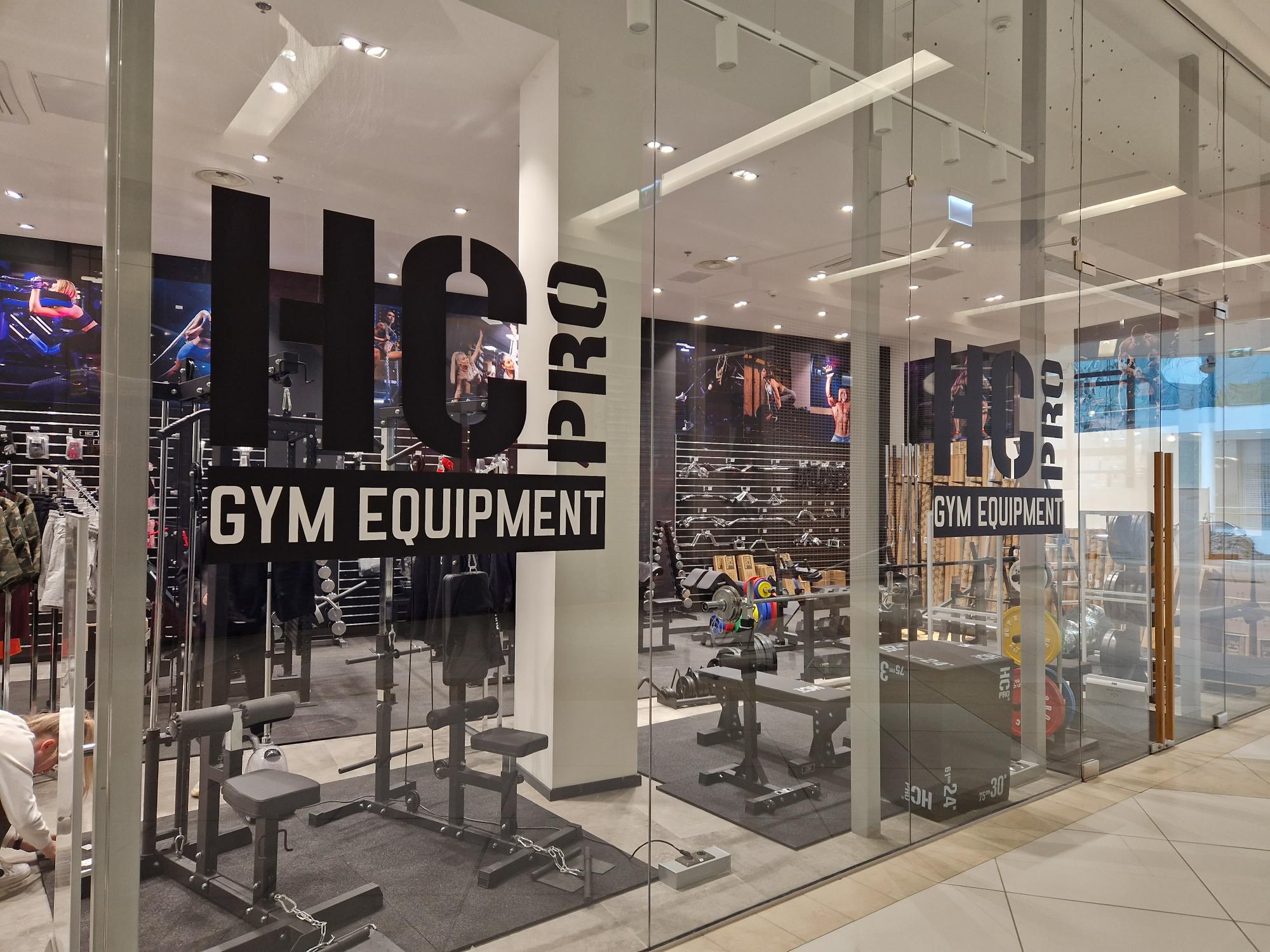 HC PRO T1 store for fitness supplies and equipment